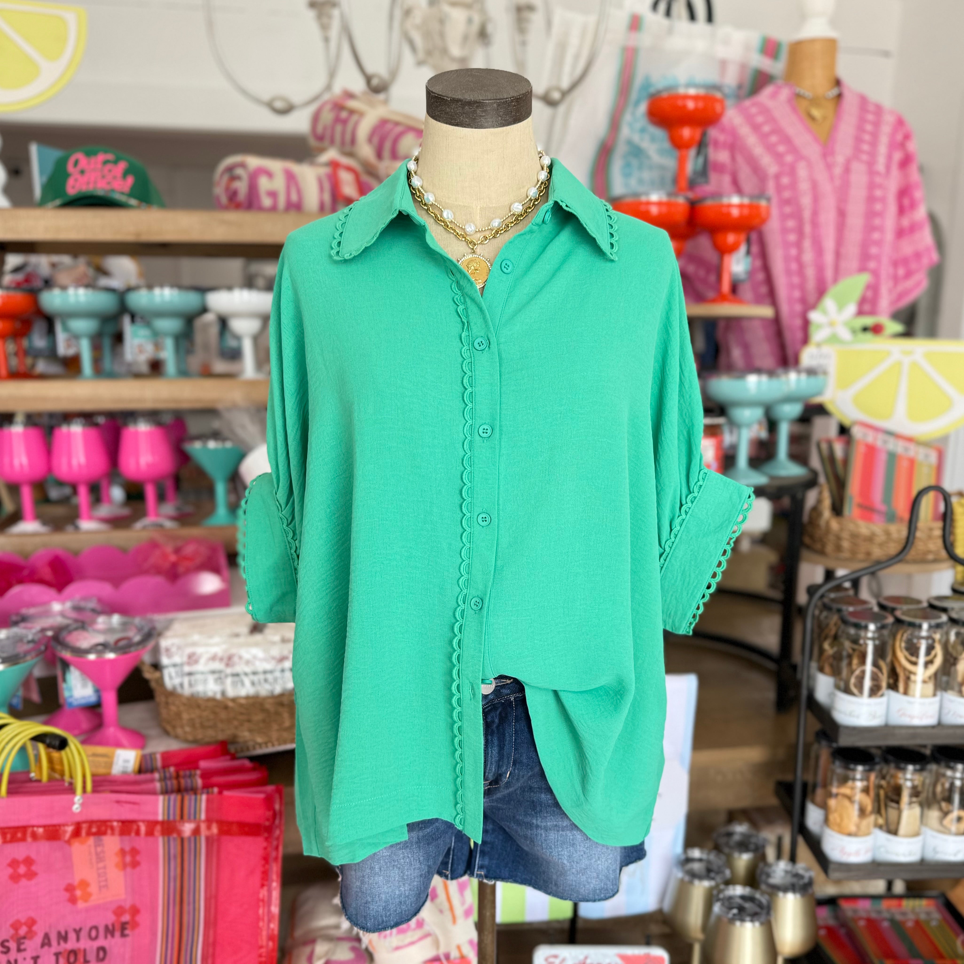 Londyn Top | Green – Piper Jo & Co