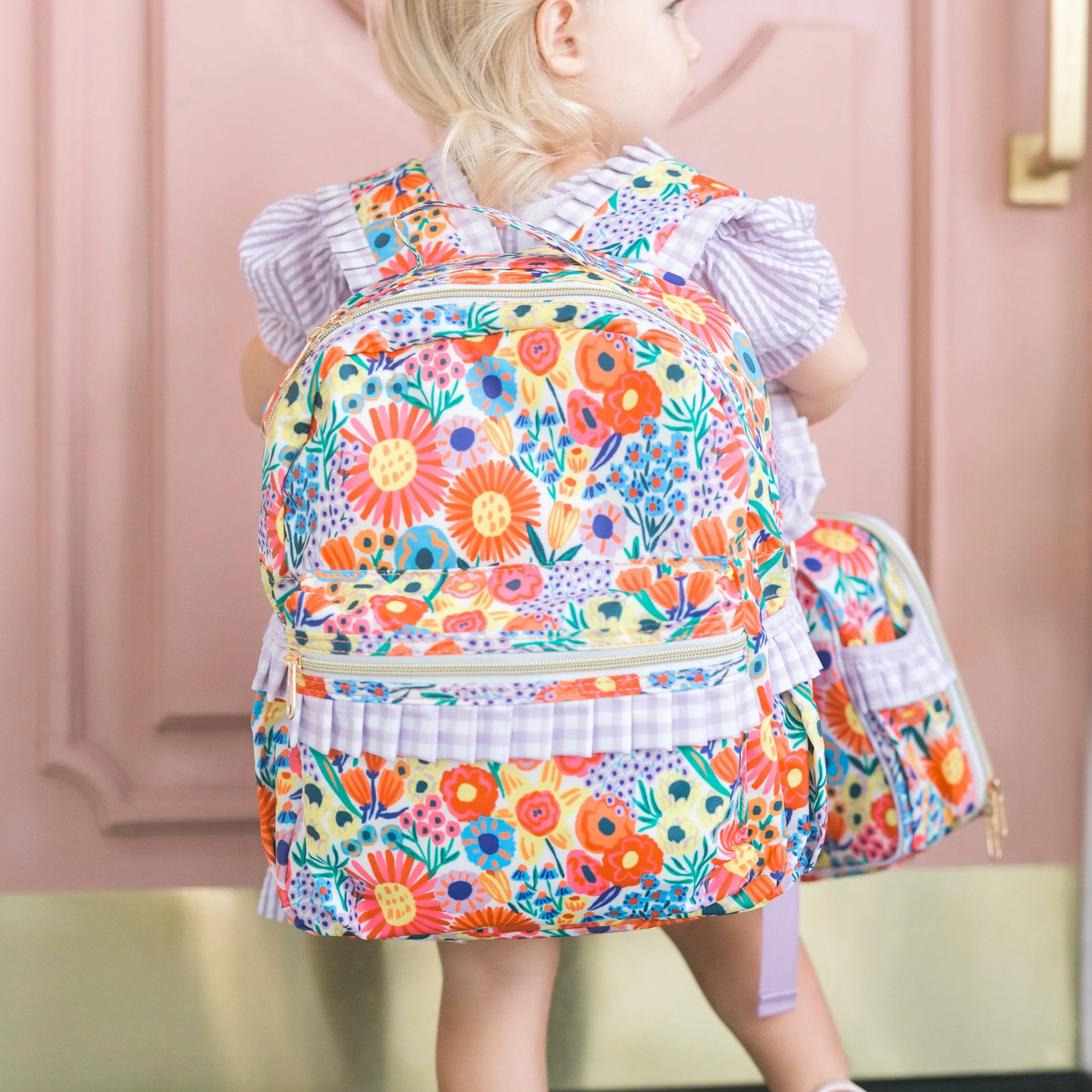 Louie Floral Backpack – Piper Jo & Co
