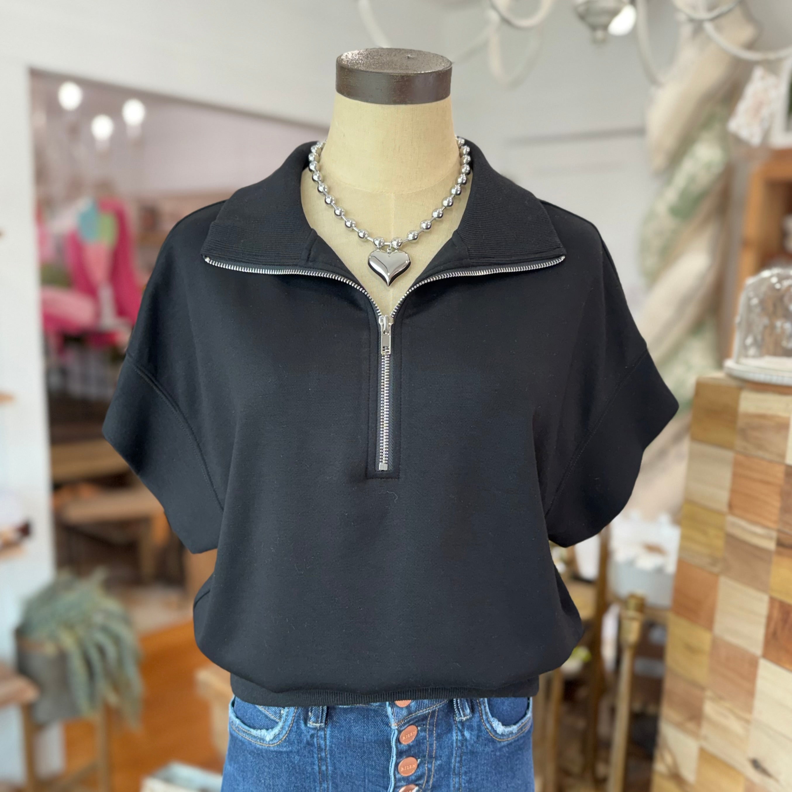 Traci Top | Black – Piper Jo & Co