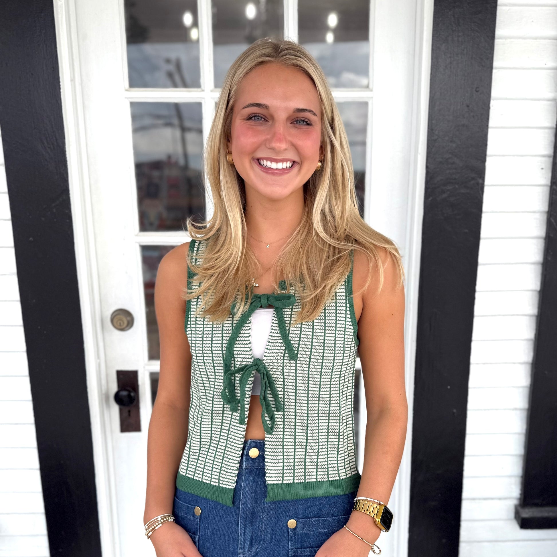 Jenna Vest | Green – Piper Jo & Co